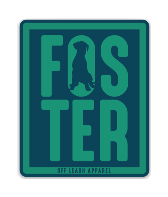 Foster Sticker – Off Leash Apparel